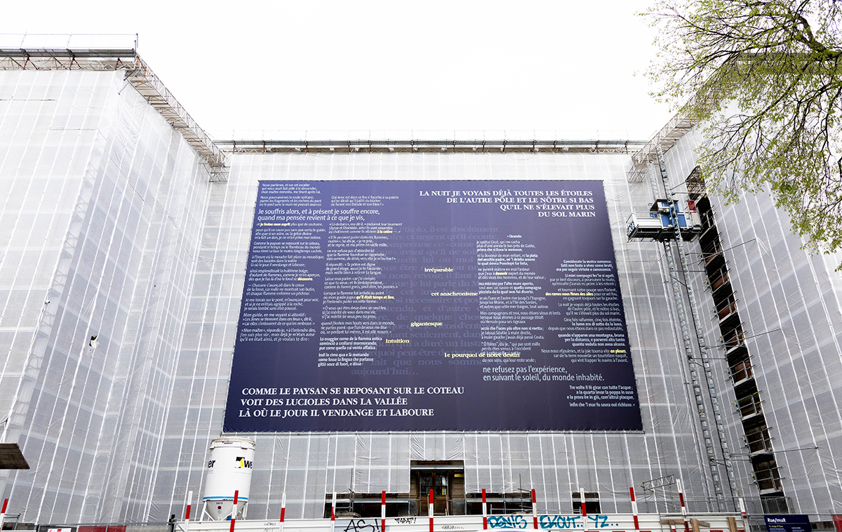 La poésie s’installe dans la rue - - UNIGE