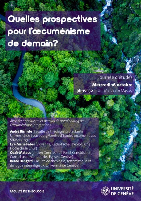 Quelles prospectives pour l’œcuménisme de demain? - 16.10 - Faculté de ...
